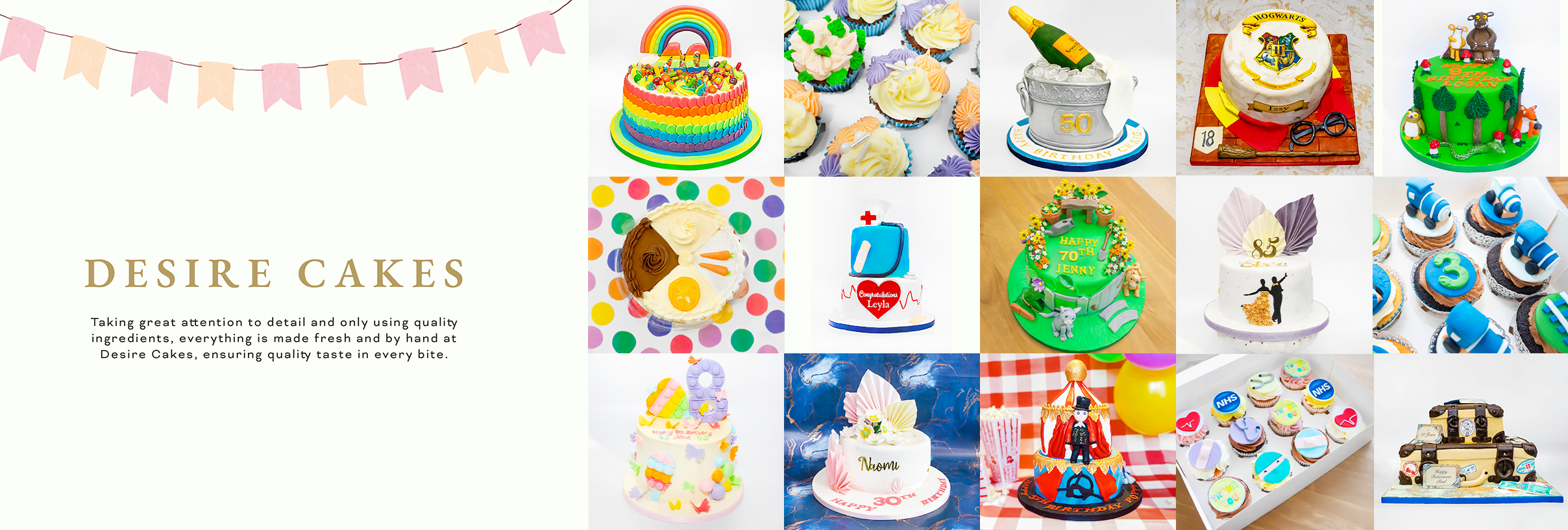 Desire Cakes | Bespoke Celebration Cakes & Bakes